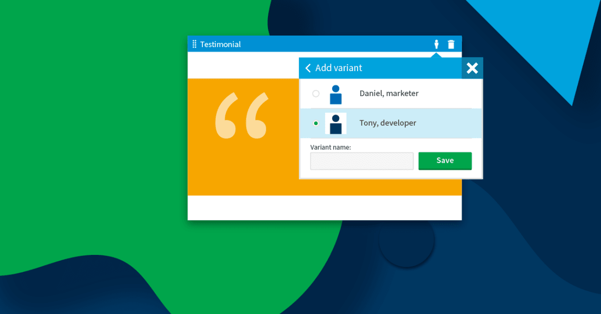 Content Personalization Via Mvc Widgets In Kentico 12 Kentico 